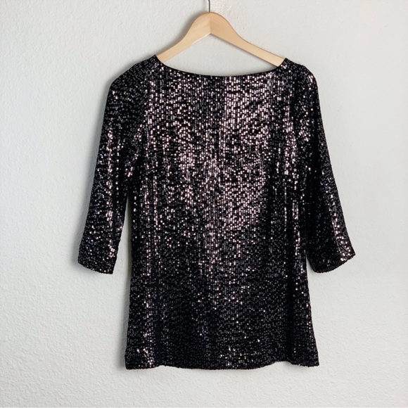 Tory Burch | Tops | Tory Burch Silk Sequin Tunic Top | Poshmark